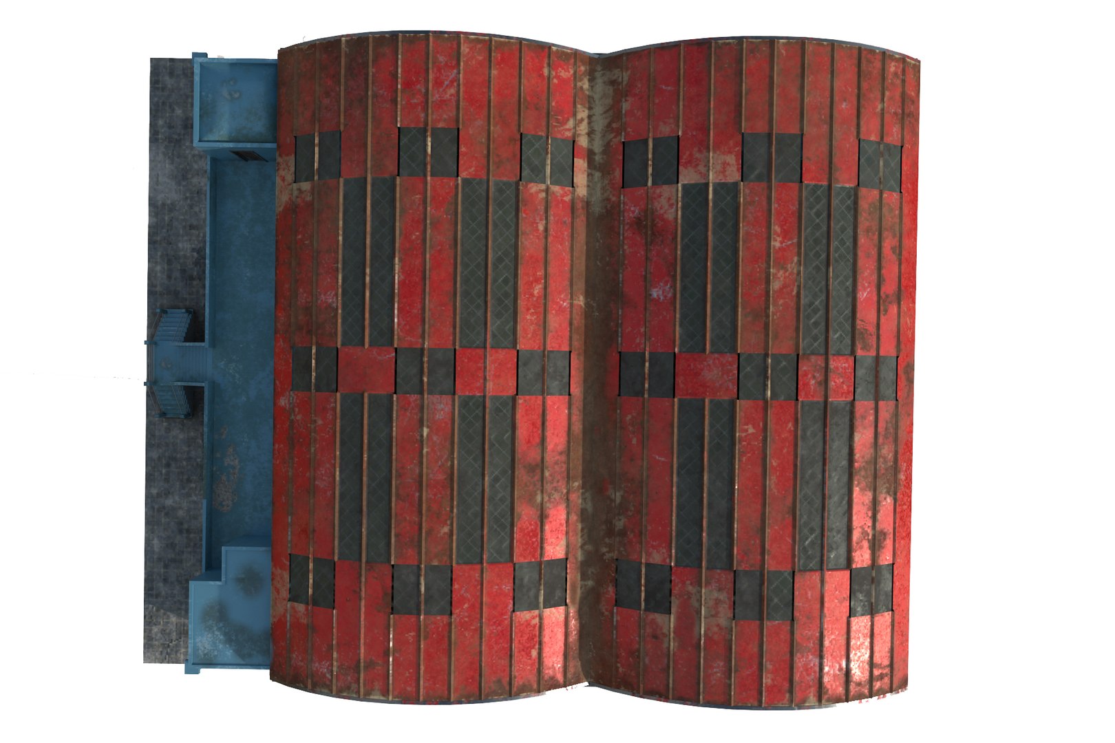 3D Abandoned Hangar Angar Model - TurboSquid 1428621