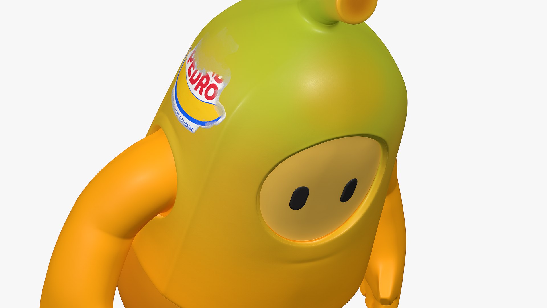 3D Fall Guys Banana Game Character and Assets 8K - TurboSquid 2015040