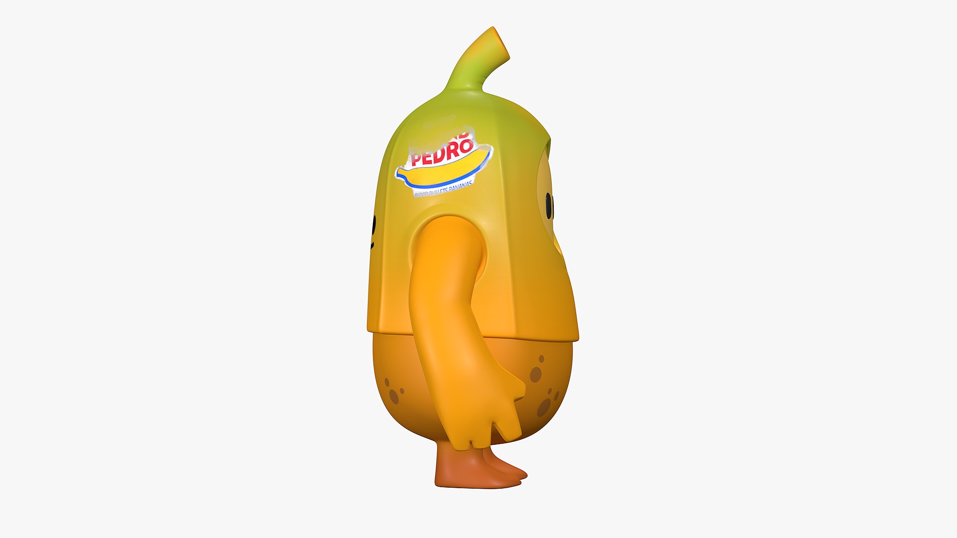 3D Fall Guys Banana Game Character And Assets 8K - TurboSquid 2015040