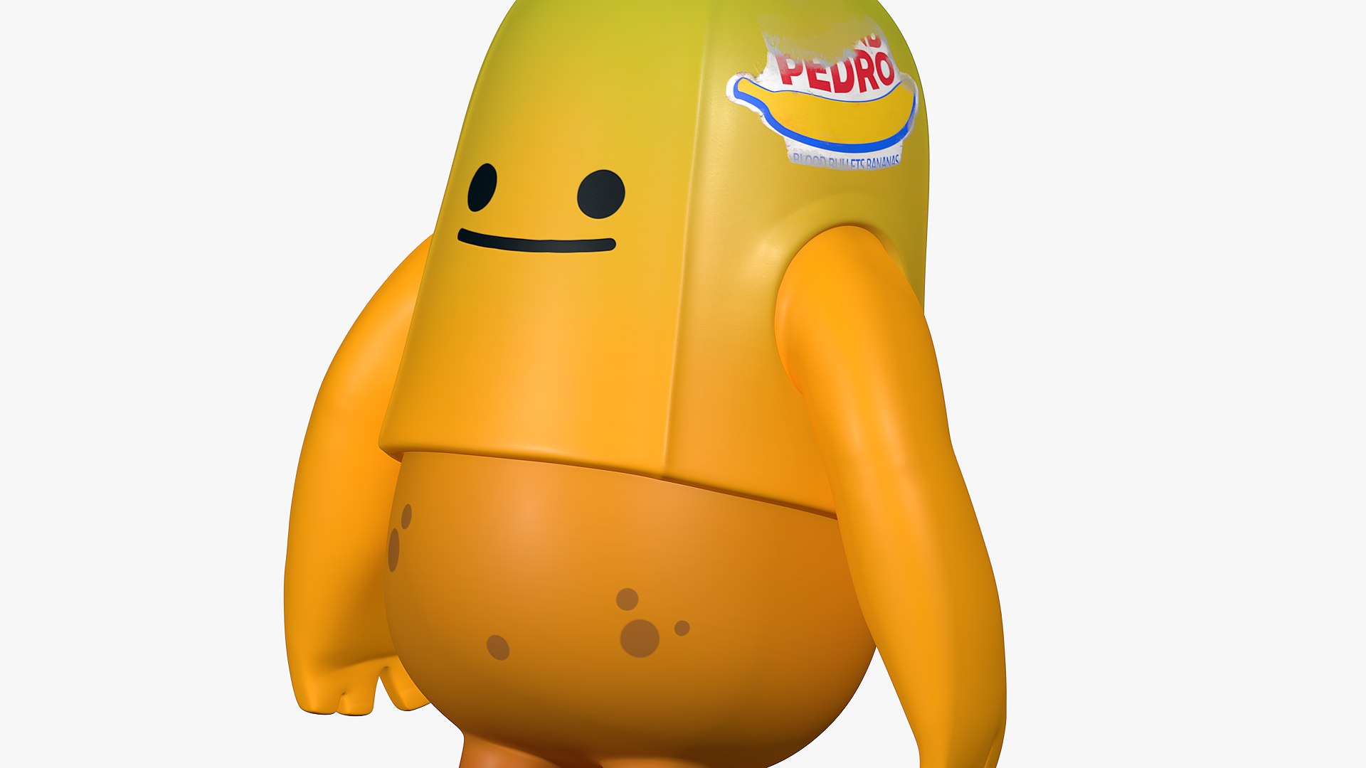 3D Fall Guys Banana Game Character and Assets 8K - TurboSquid 2015040