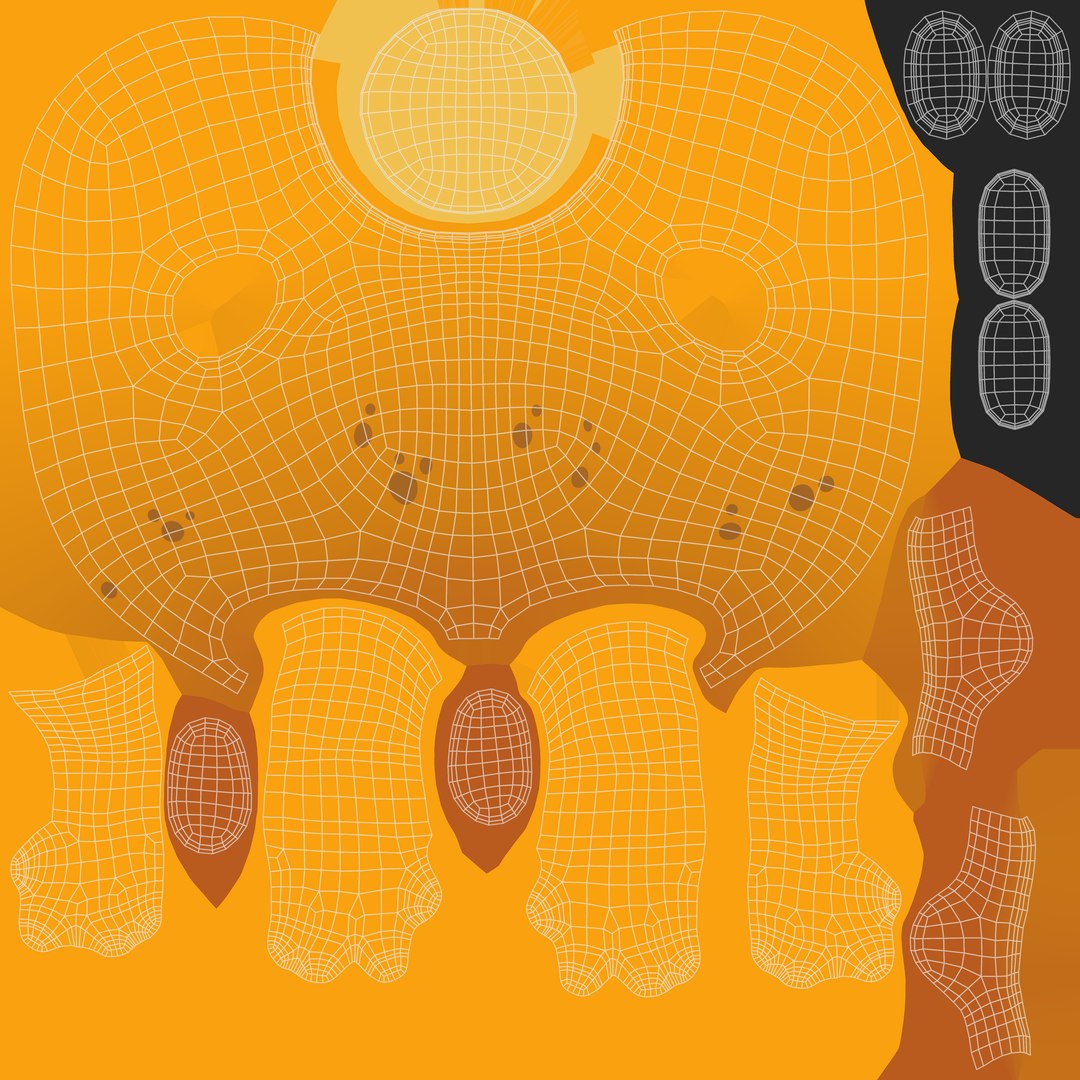 3D Fall Guys Banana Game Character and Assets 8K - TurboSquid 2015040