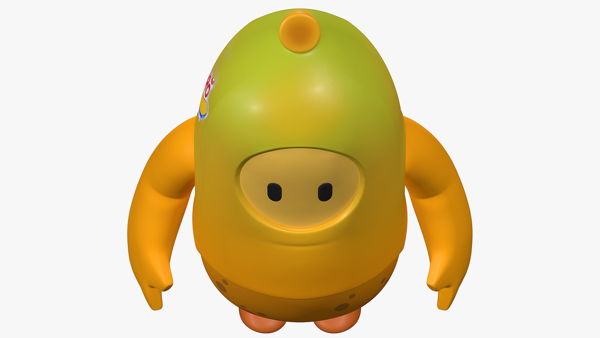 3D Fall Guys Banana Game Character and Assets 8K - TurboSquid 2015040