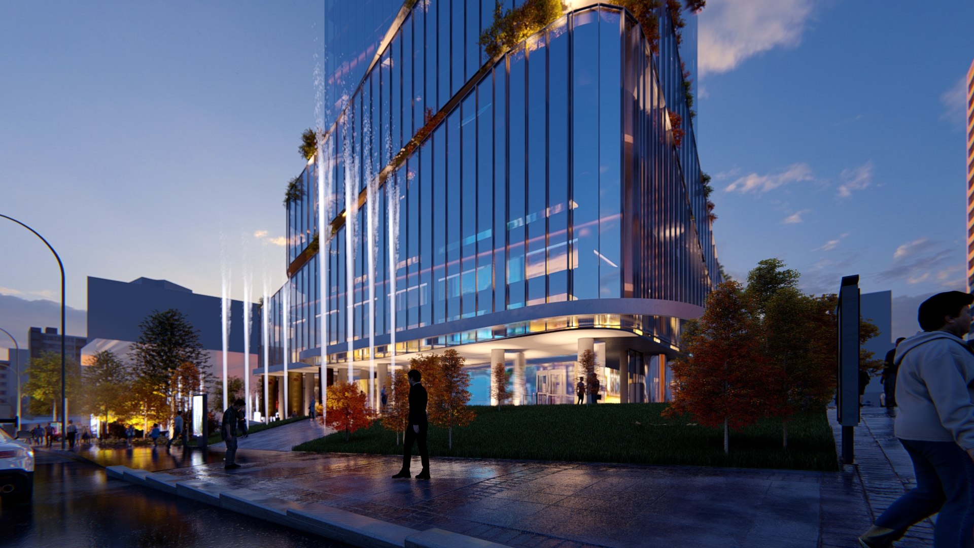 3D Modern Mall Mixed Building - TurboSquid 2344606