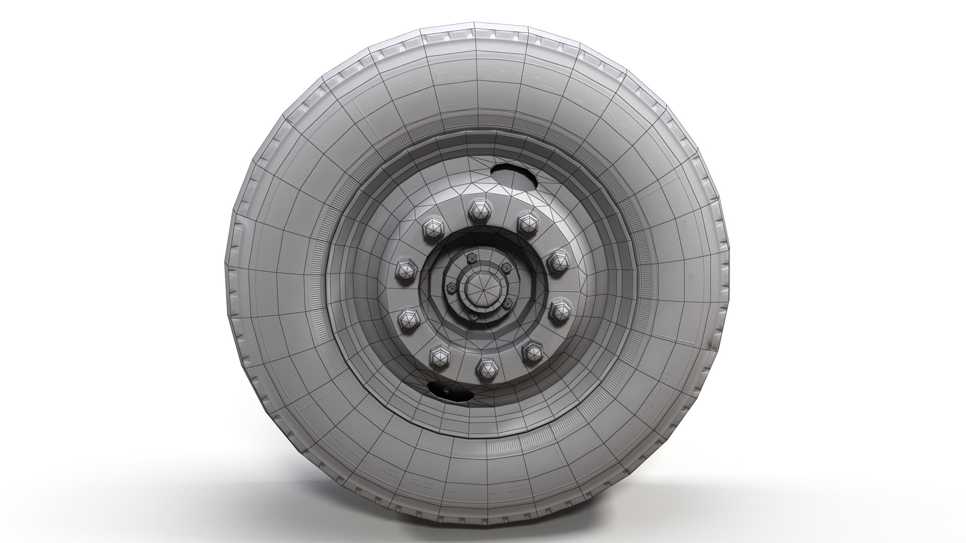 3D Heavy truck steel wheels PBR - TurboSquid 1743283