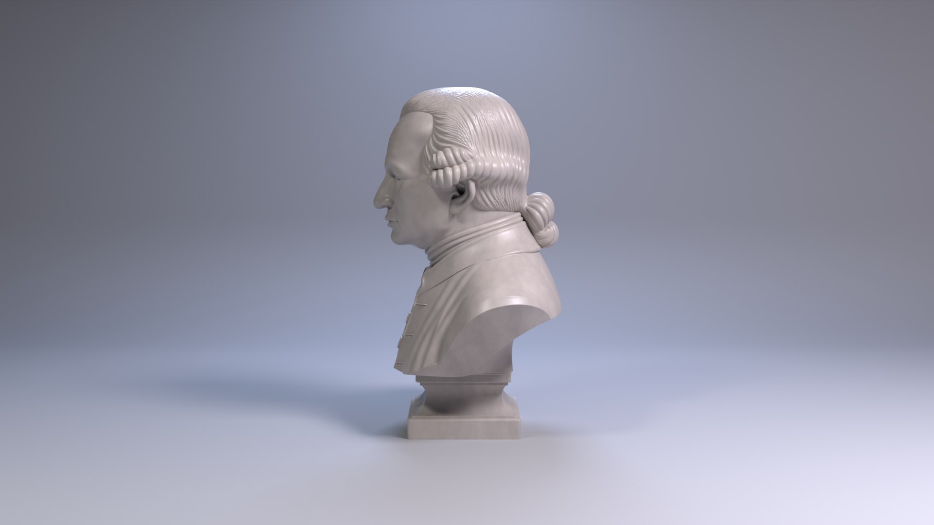 Immanuel Kant Bust Enlightenment Philosopher 3D Printable STL File ...