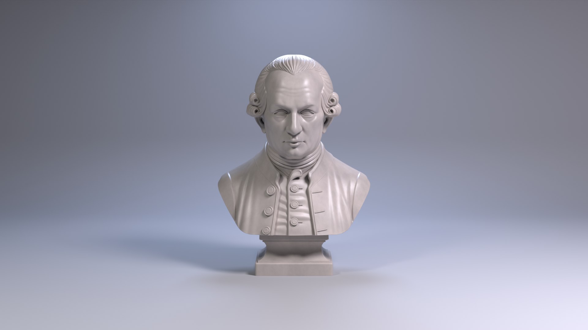 Immanuel Kant Bust Enlightenment Philosopher 3D Printable STL File ...