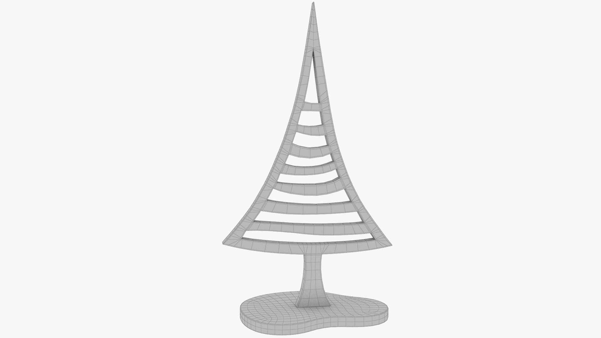 3D Wooden Christmas Tree V11 - TurboSquid 1997740