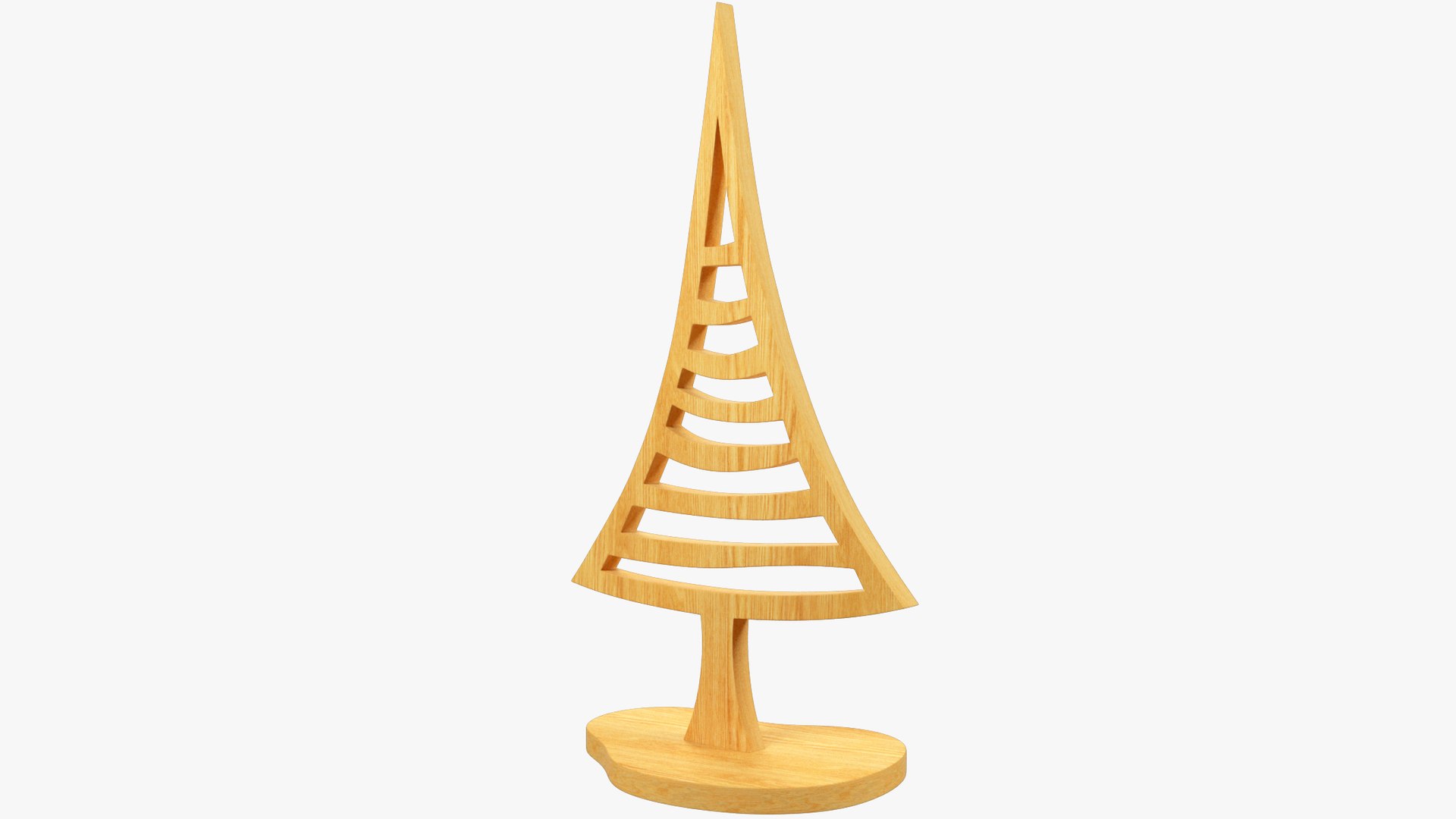 3D Wooden Christmas Tree V11 - TurboSquid 1997740