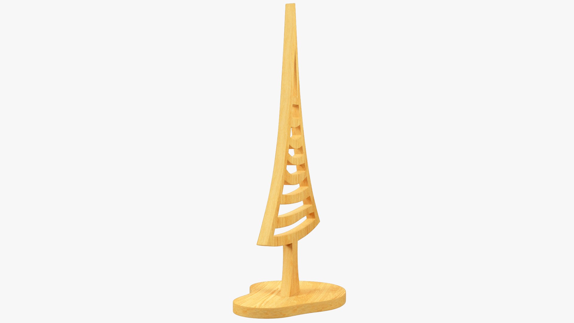 3D Wooden Christmas Tree V11 - TurboSquid 1997740