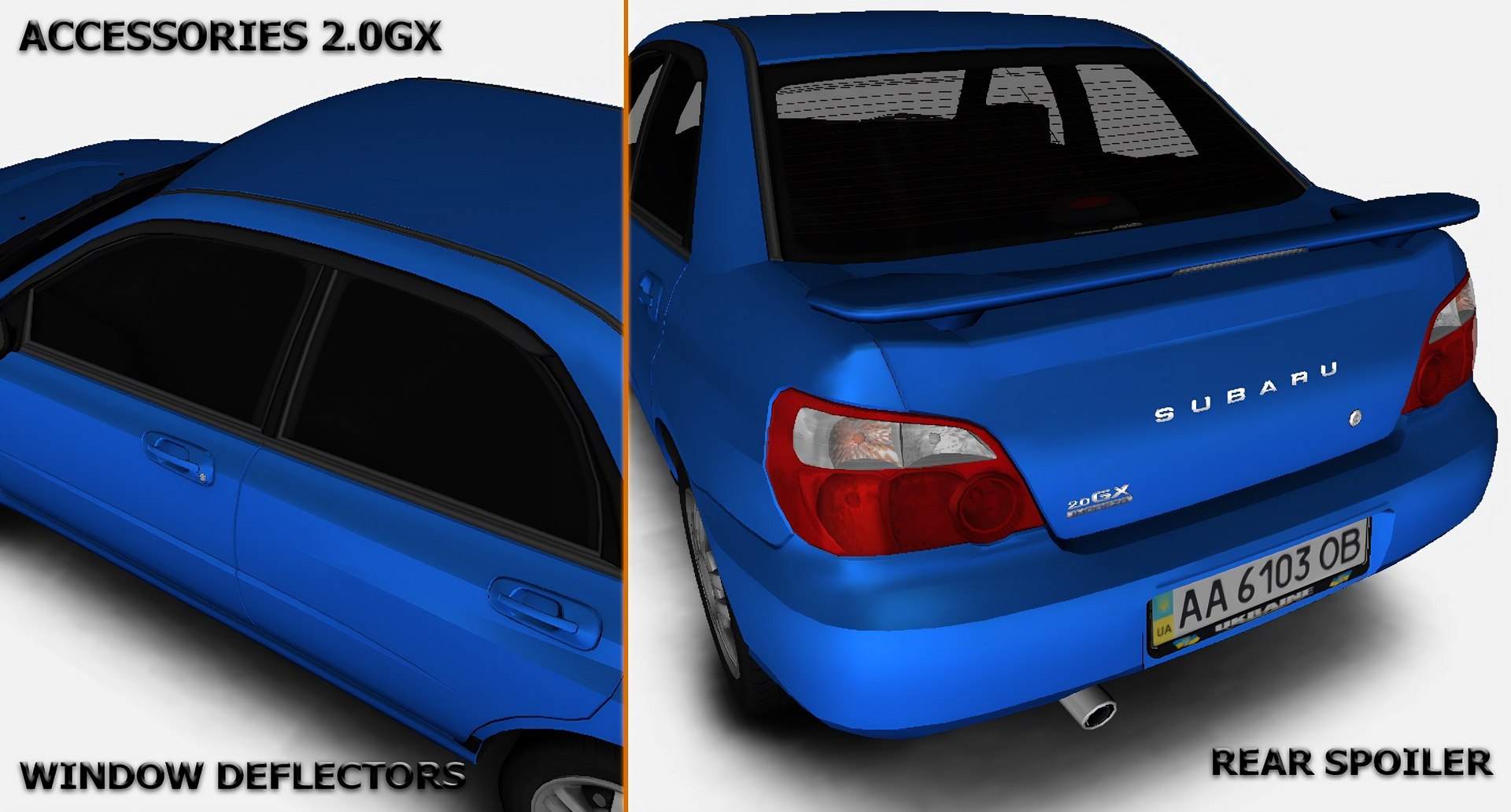 3D Subaru Impreza GDB 20GX AWD EU-Spec 2005 - TurboSquid 2032352