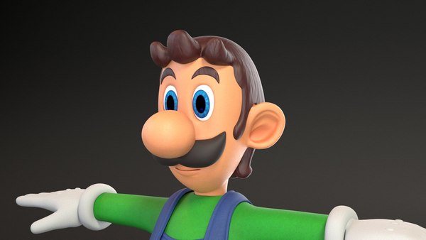 3D Luigi Character From Game - TurboSquid 1950482