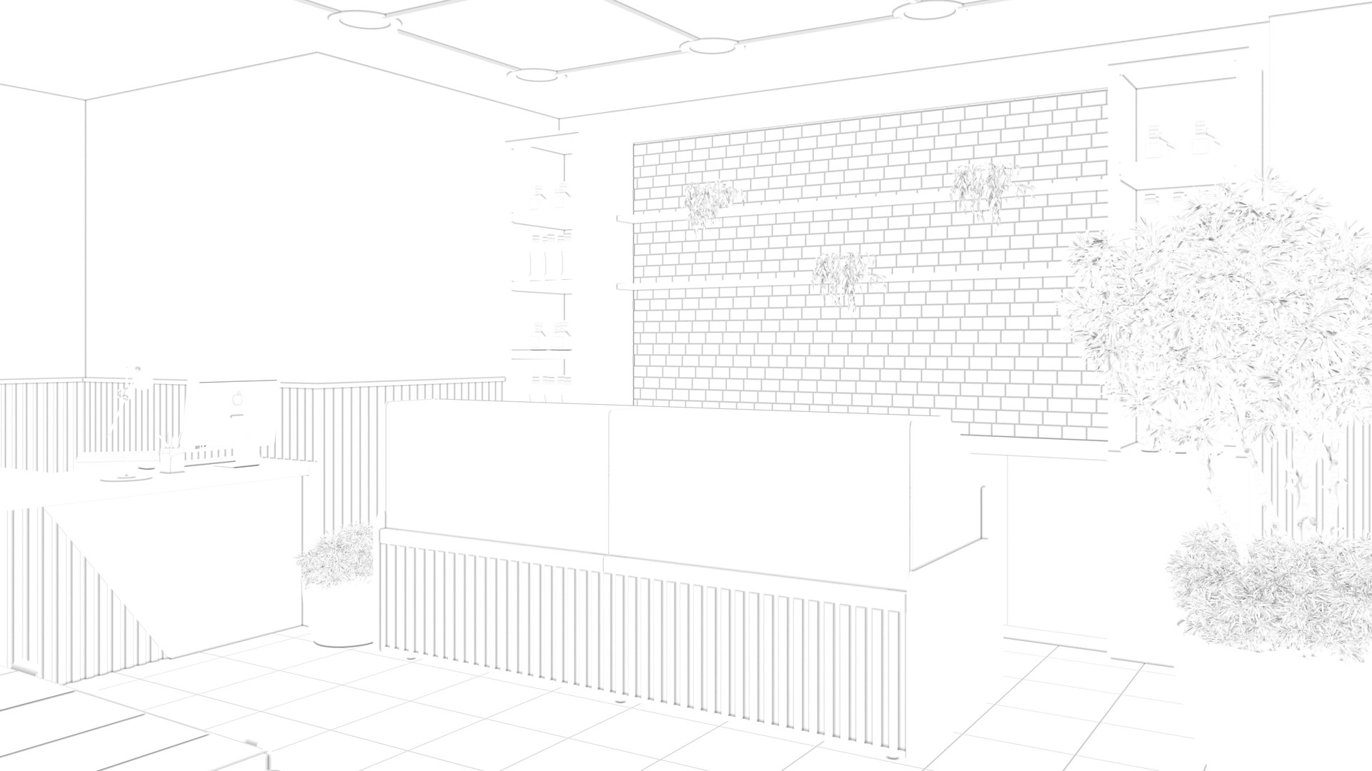 Butcher Shop Design 3D - TurboSquid 2112233