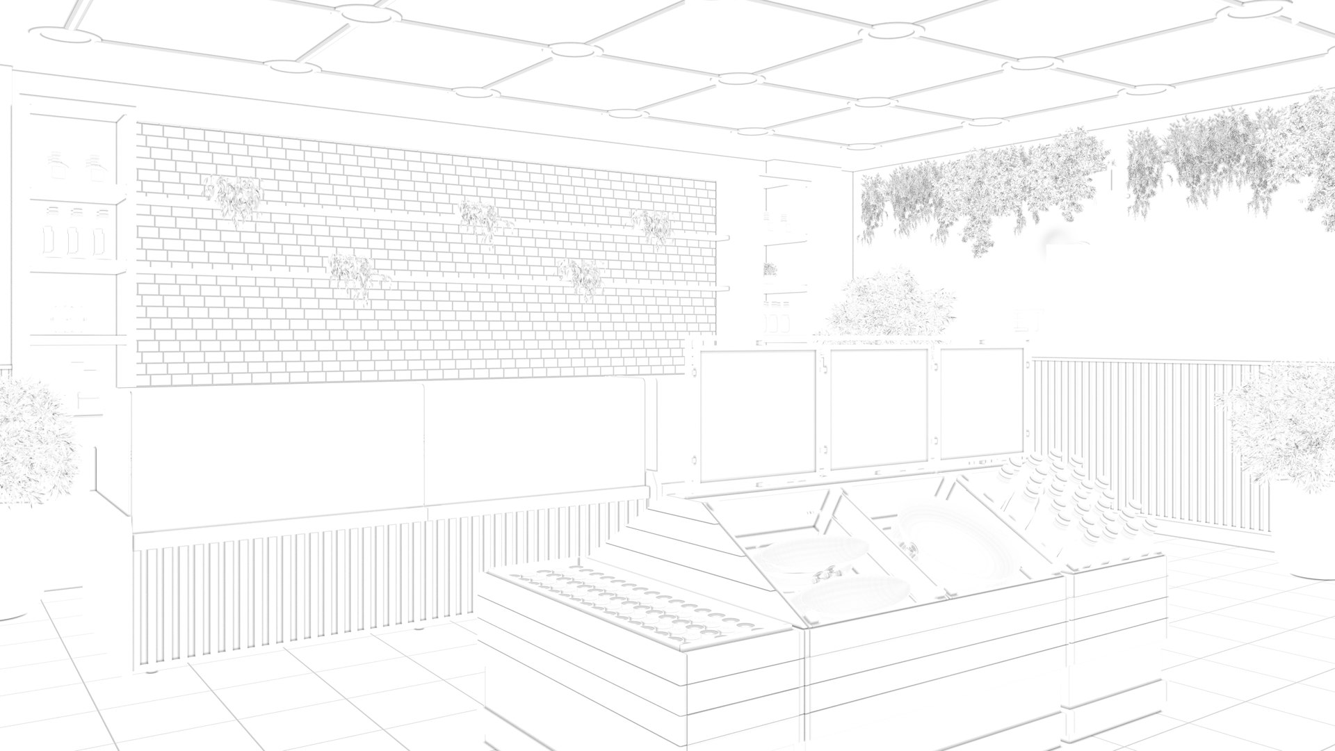 Butcher Shop Design 3D - TurboSquid 2112233