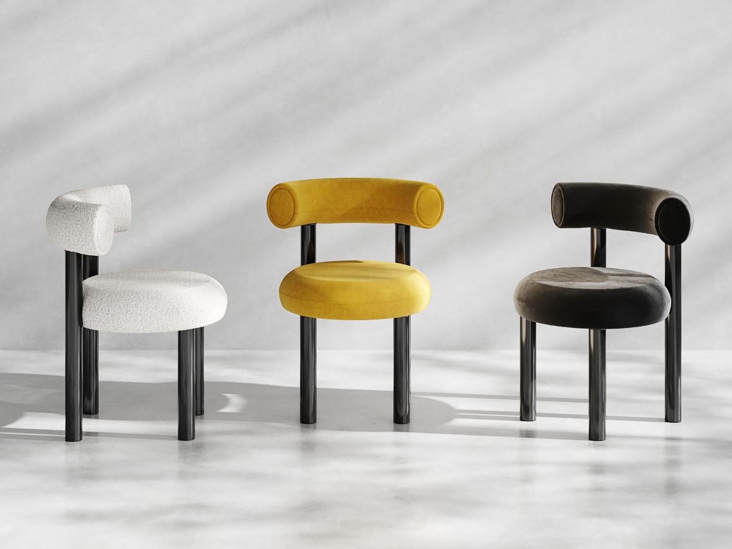 Fat Dining Chair 3D Model - TurboSquid 2160333