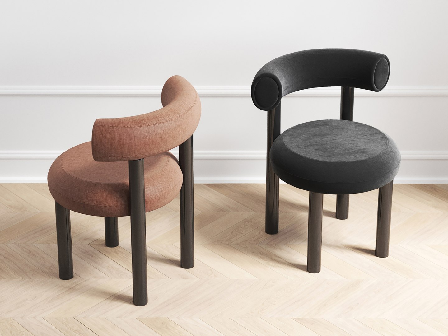 Fat Dining Chair 3D Model - TurboSquid 2160333