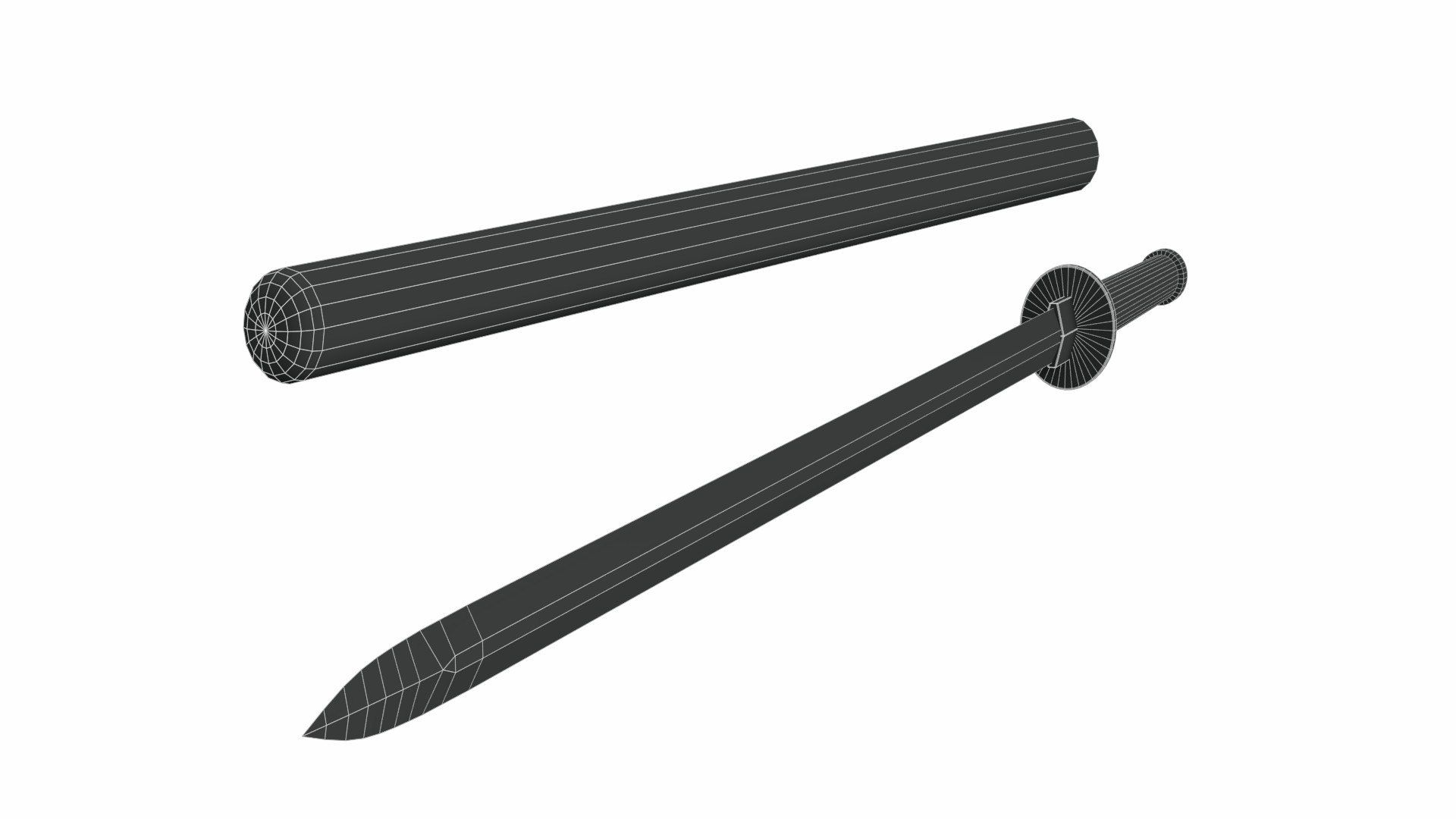 Tsurugi Sword 3D Model - TurboSquid 2015288