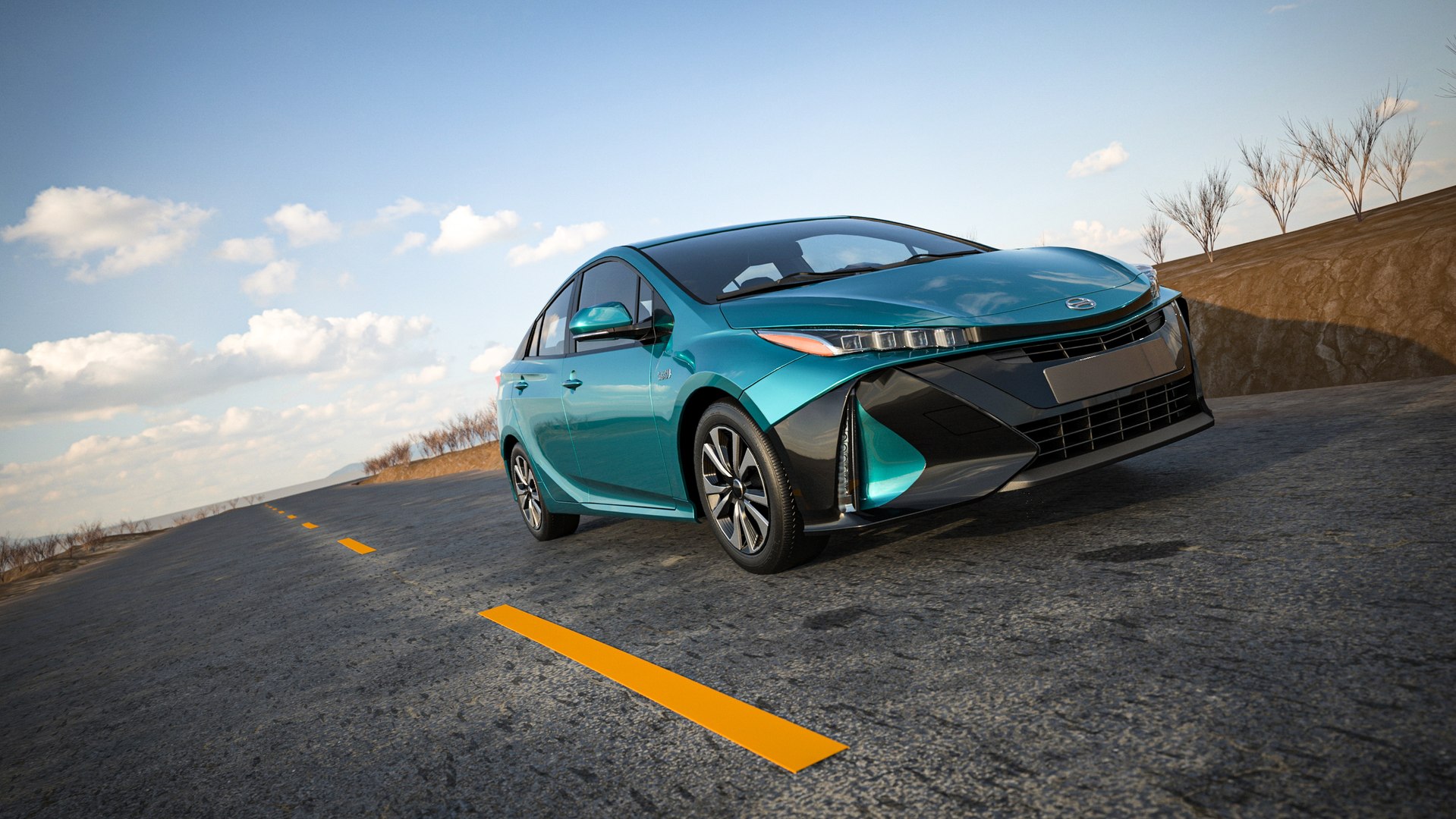 Toyota Prius Prime 3D-Modell - TurboSquid 2166771