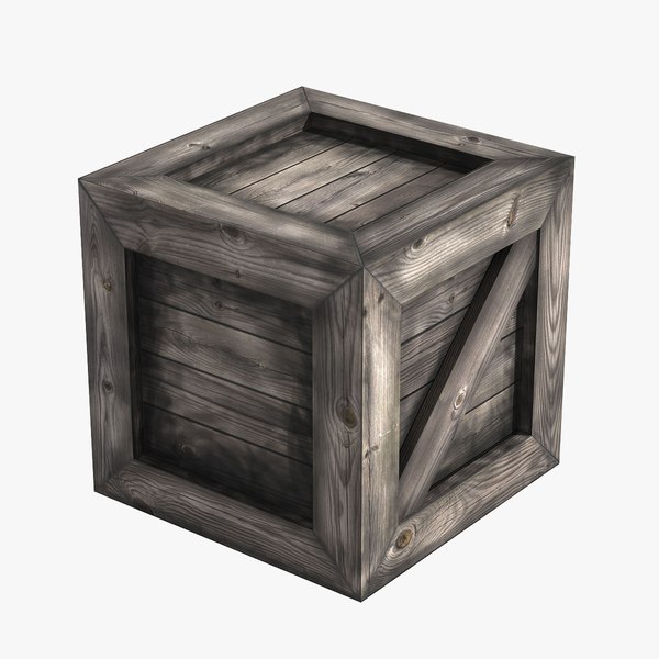 3ds max medieval wooden crate