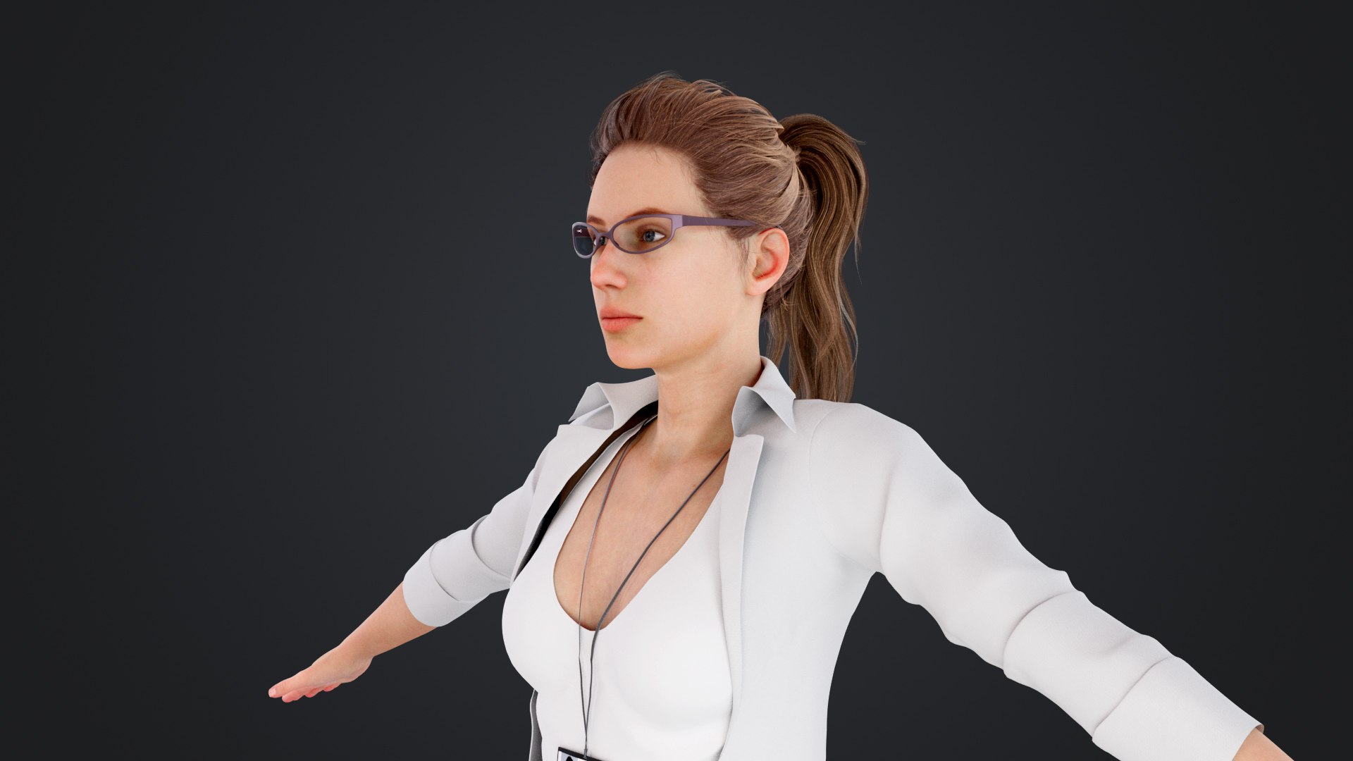 3D Reporter And Cameraman - TurboSquid 2373145