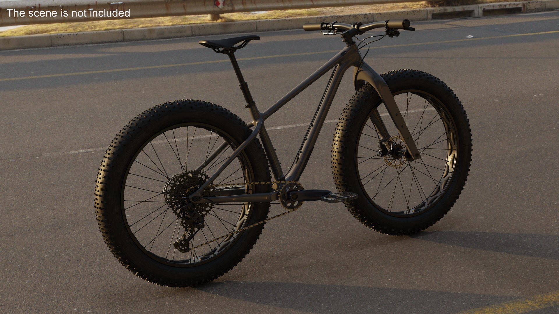 3D Model Trek Bike Grey - TurboSquid 2277633