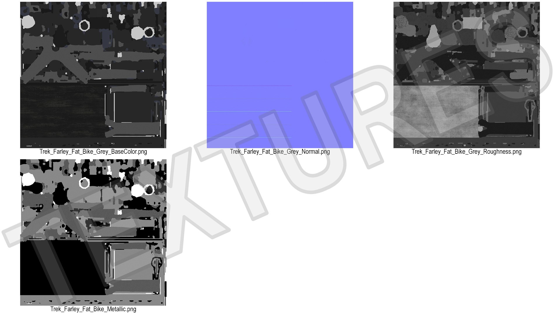 3D Model Trek Bike Grey - TurboSquid 2277633