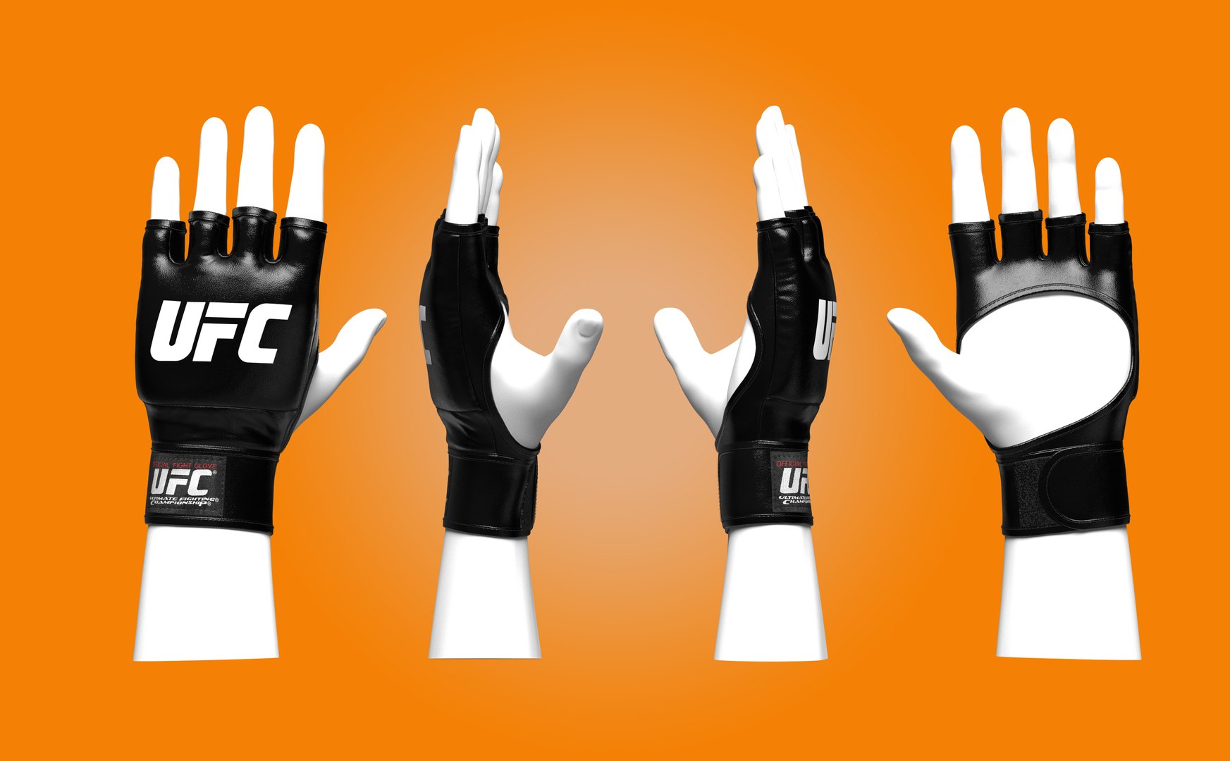 3D Model UFC Boxing Gloves - TurboSquid 1921332