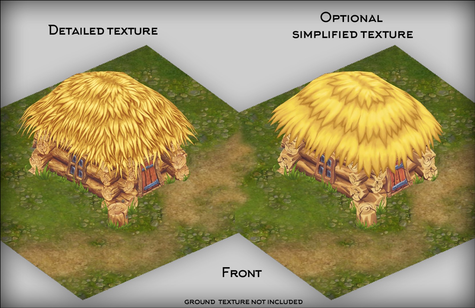 3d Model Small Peasant Hut