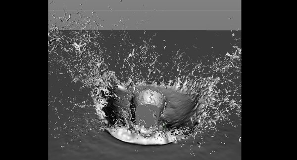 Water splash big 3D - TurboSquid 1263762