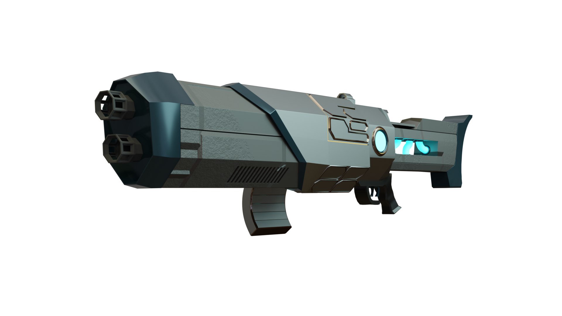 Sci-fi Rifle 3D Model - TurboSquid 2027143