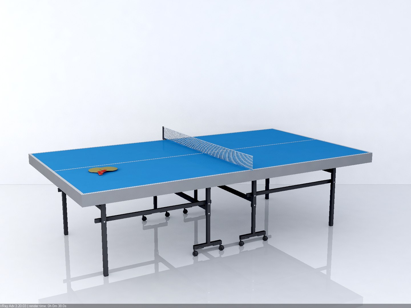 table tennis 3d model
