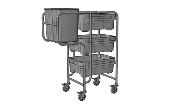 Collection Trolley 3D model - TurboSquid 2049199