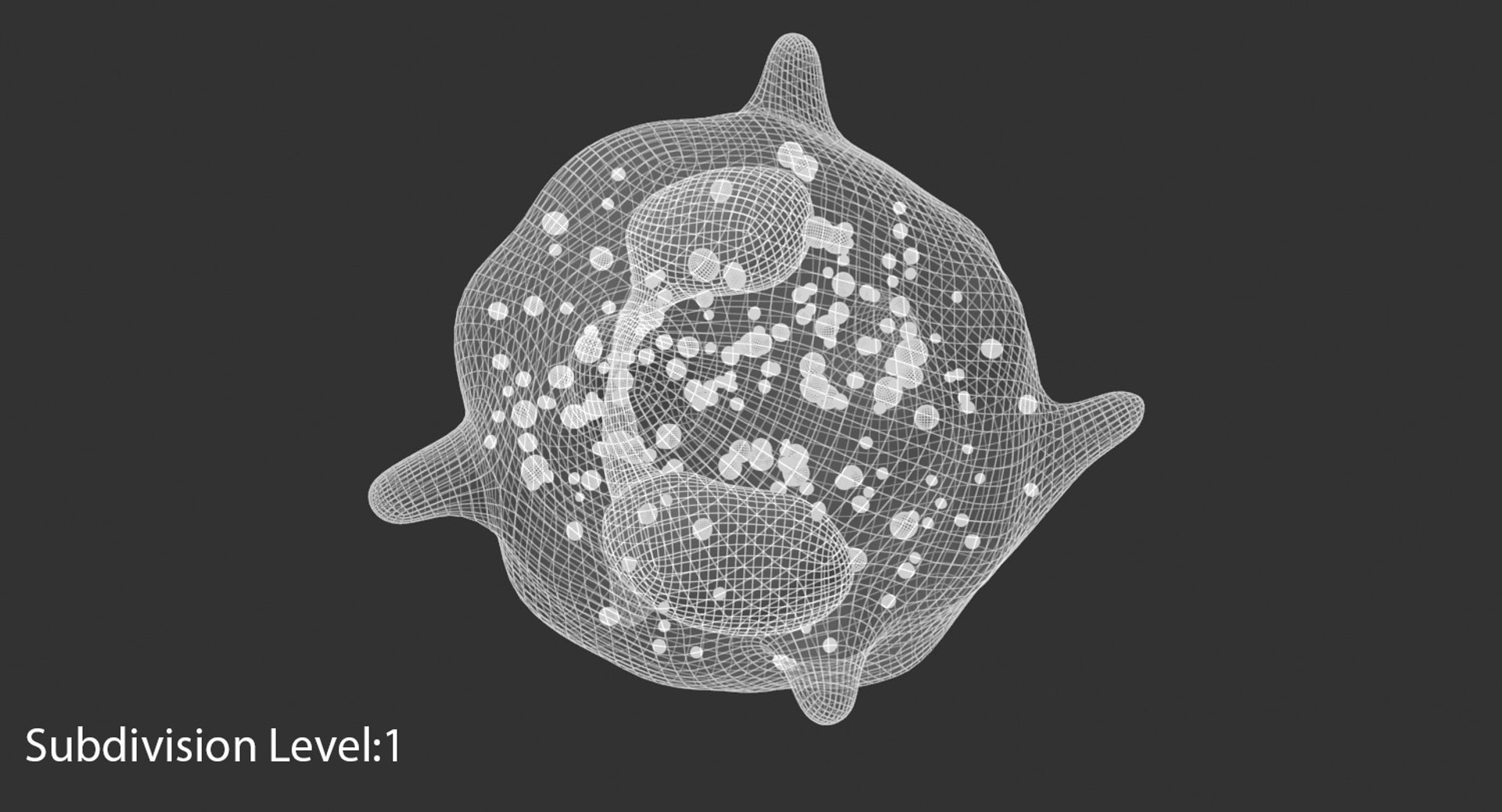 White blood cell eosinophil 3D model - TurboSquid 1326083