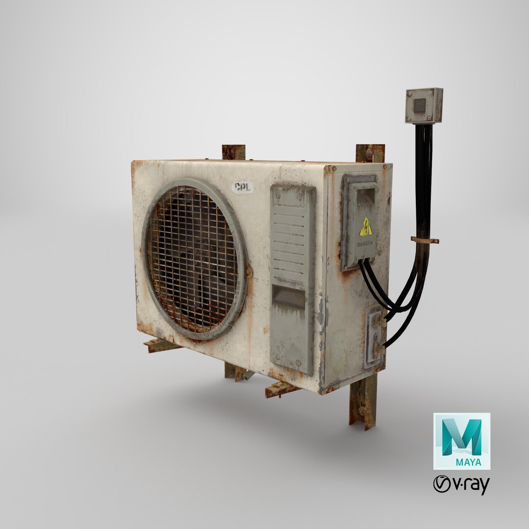 Industrial Conditioner GameReady LODs 3D Model - TurboSquid 2067846