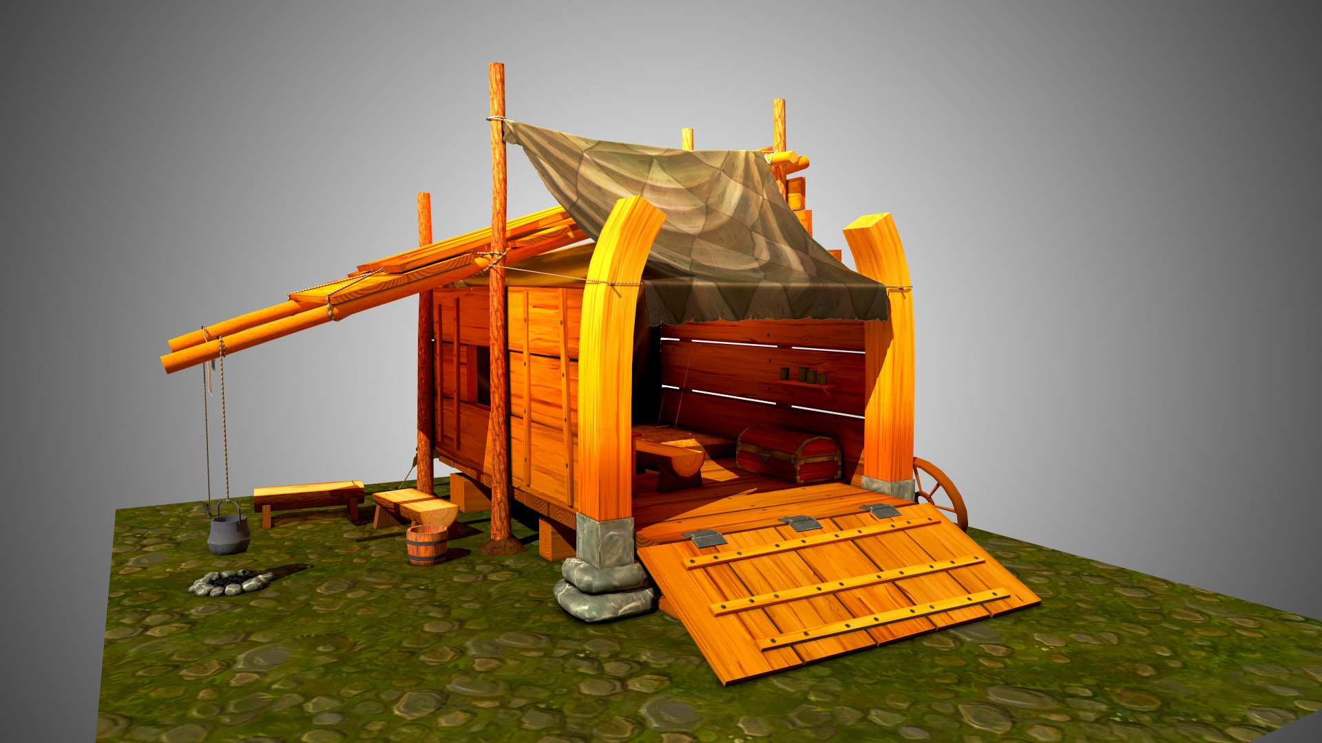 3D Pbr House - TurboSquid 1157685