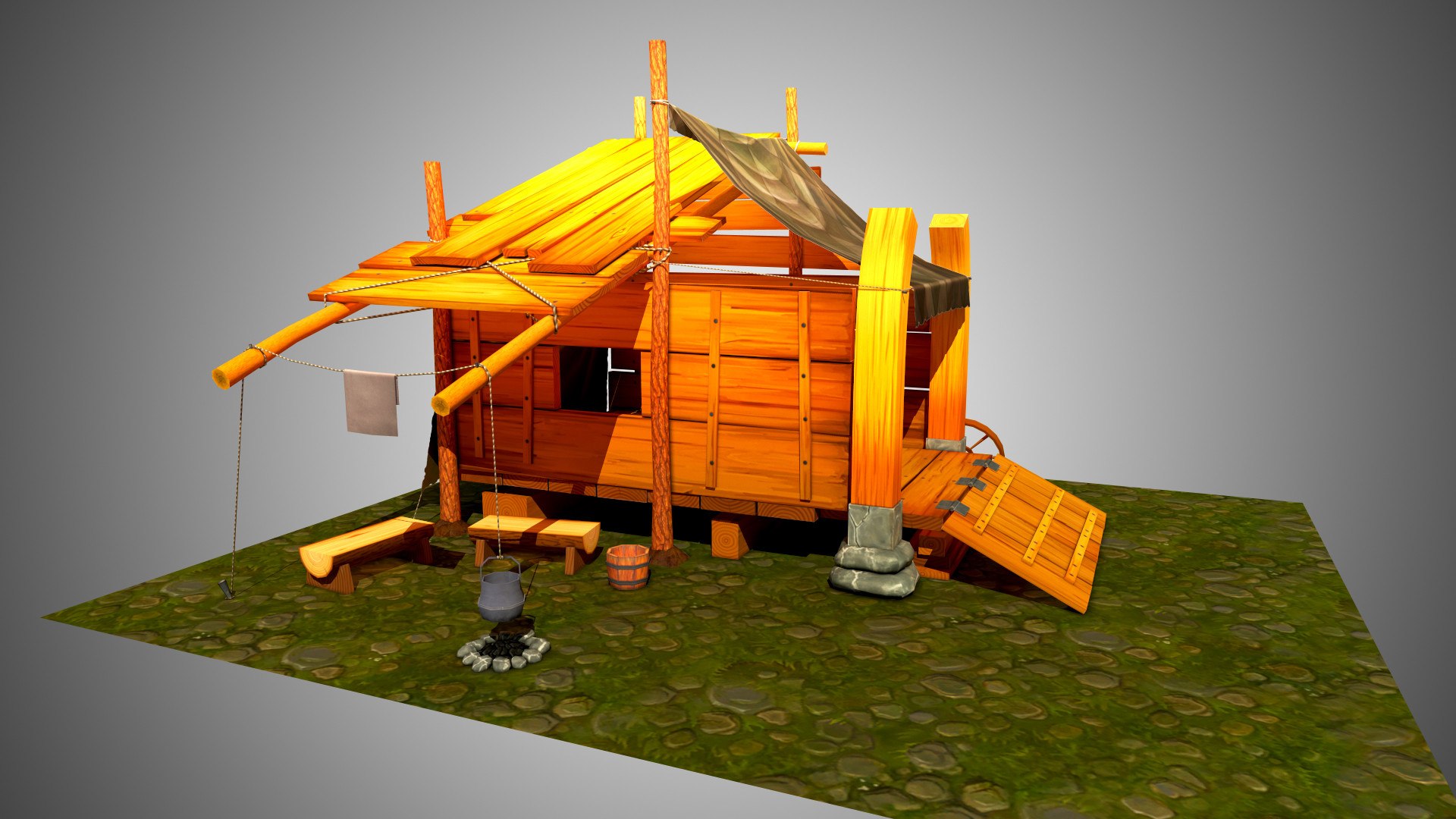3D Pbr House - TurboSquid 1157685