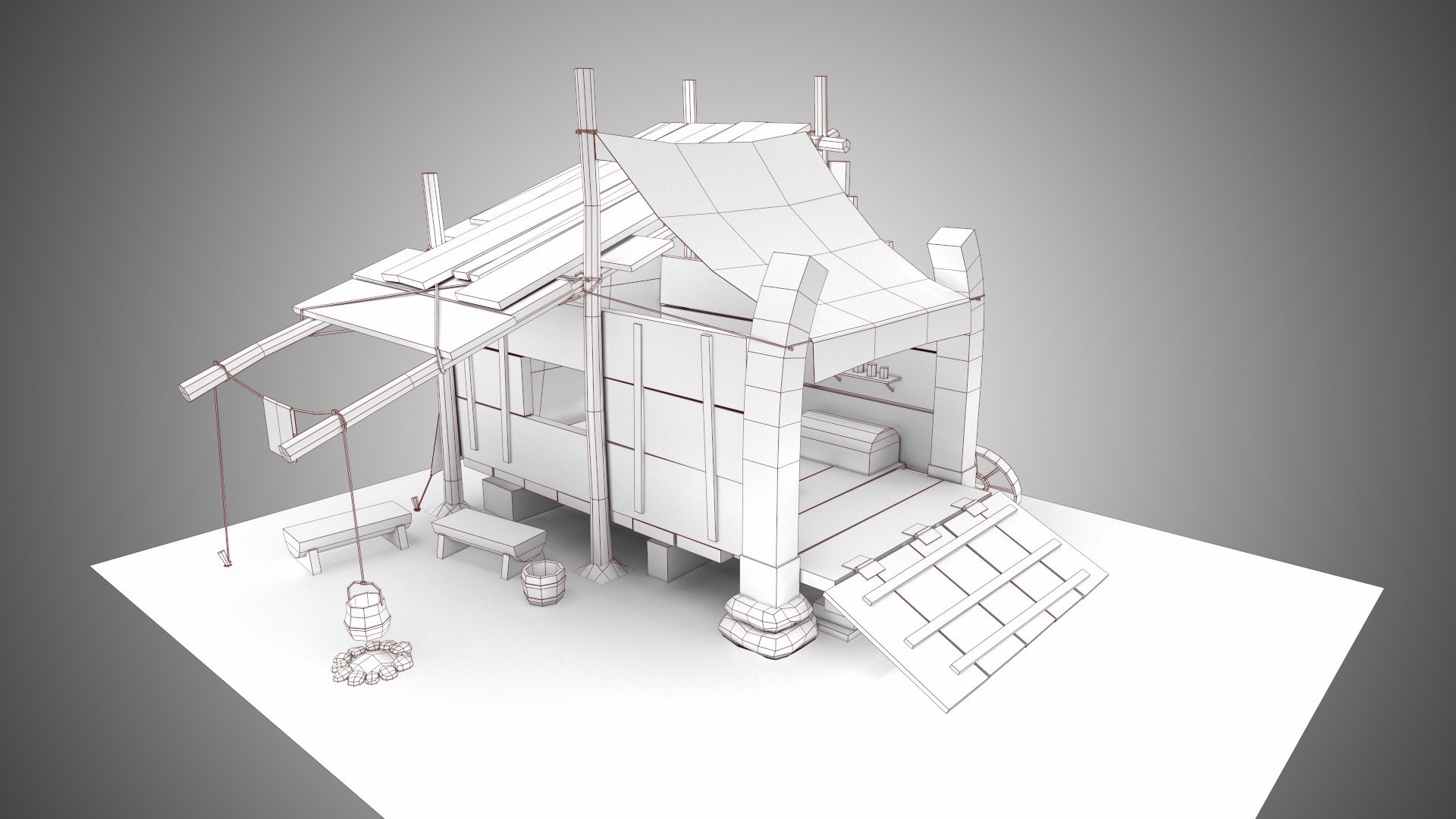 3D Pbr House - TurboSquid 1157685