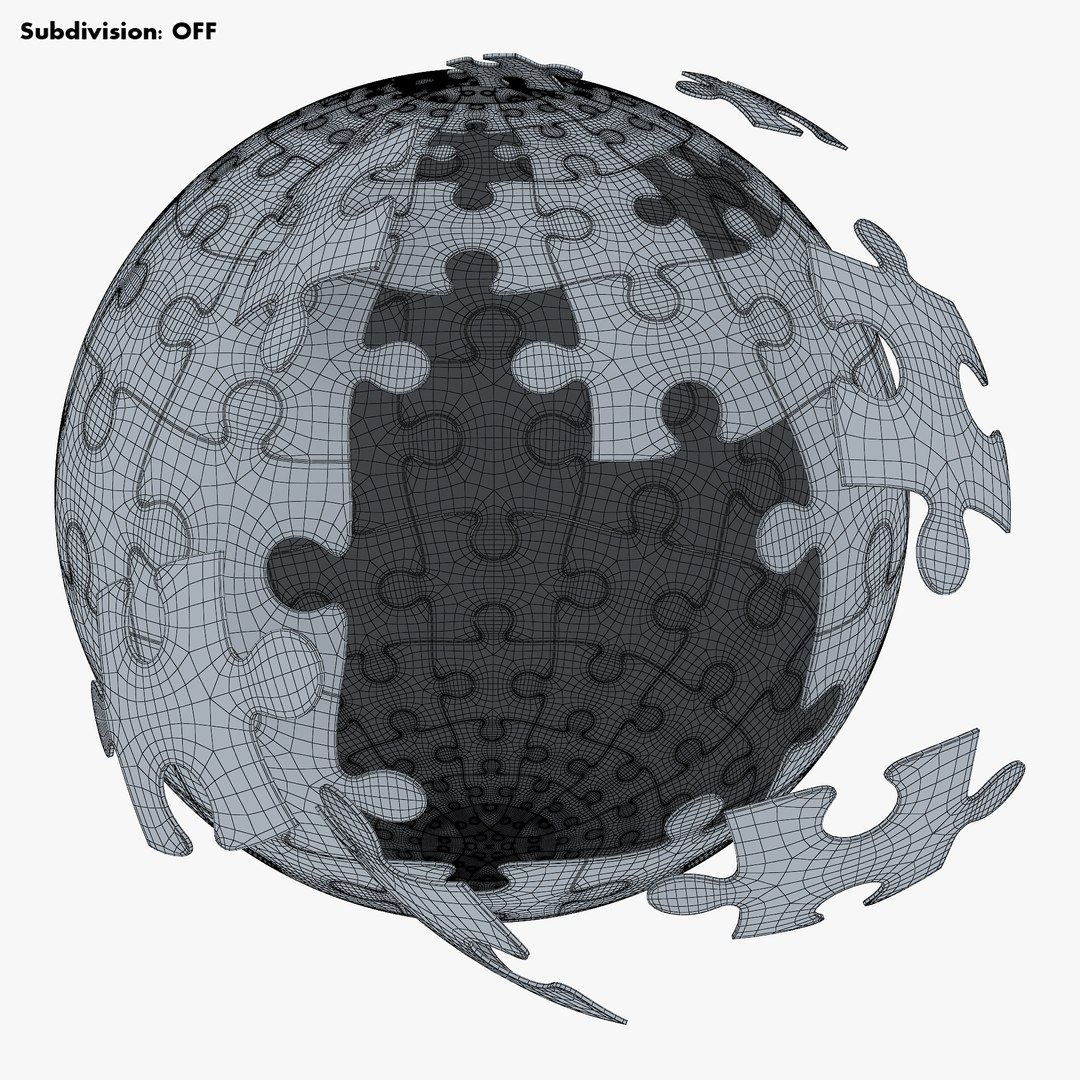 3D Colored Sphere Puzzle V - TurboSquid 1624291