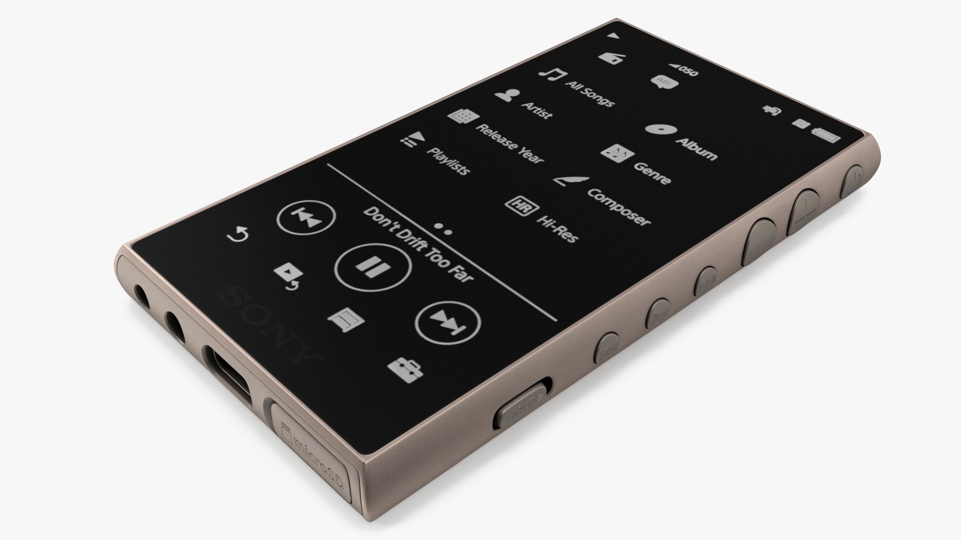 3D Digital MP3 Audio Media Player - TurboSquid 2130546