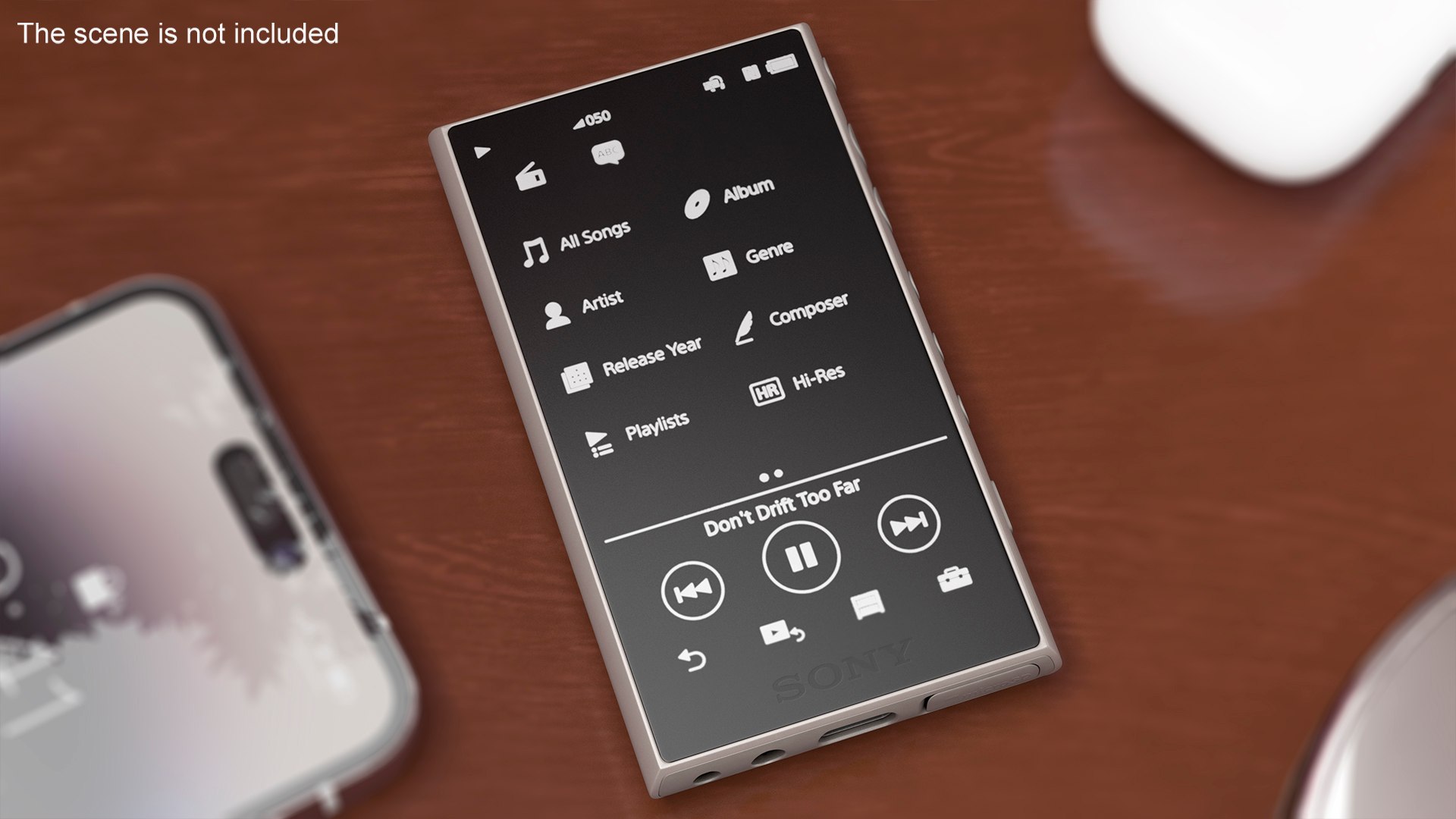 3D Digital MP3 Audio Media Player - TurboSquid 2130546