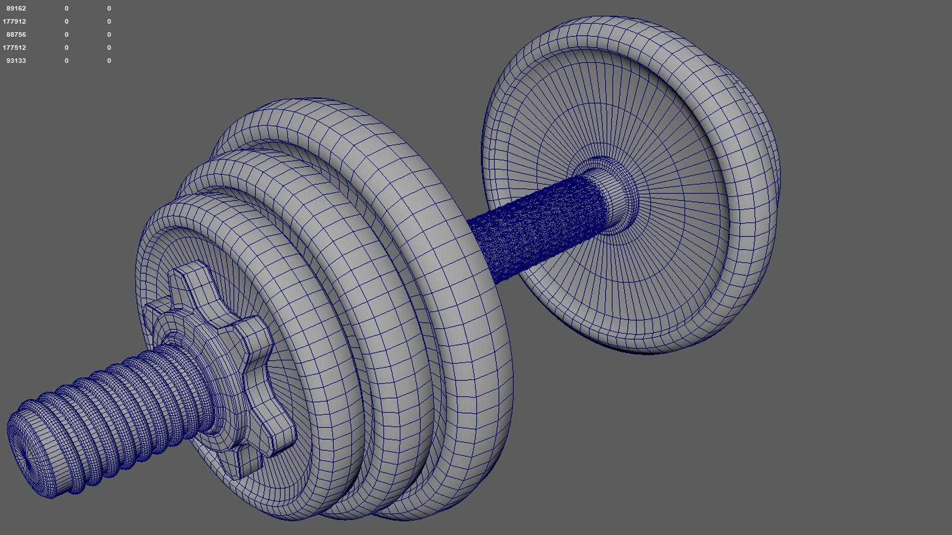 Dumbbell 3D Model - TurboSquid 1830745