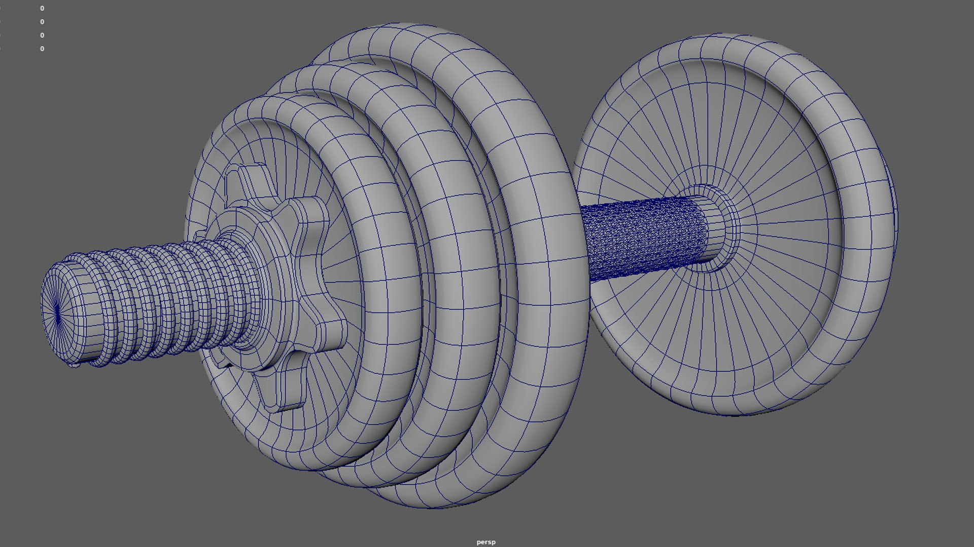 Dumbbell 3D Model - TurboSquid 1830745