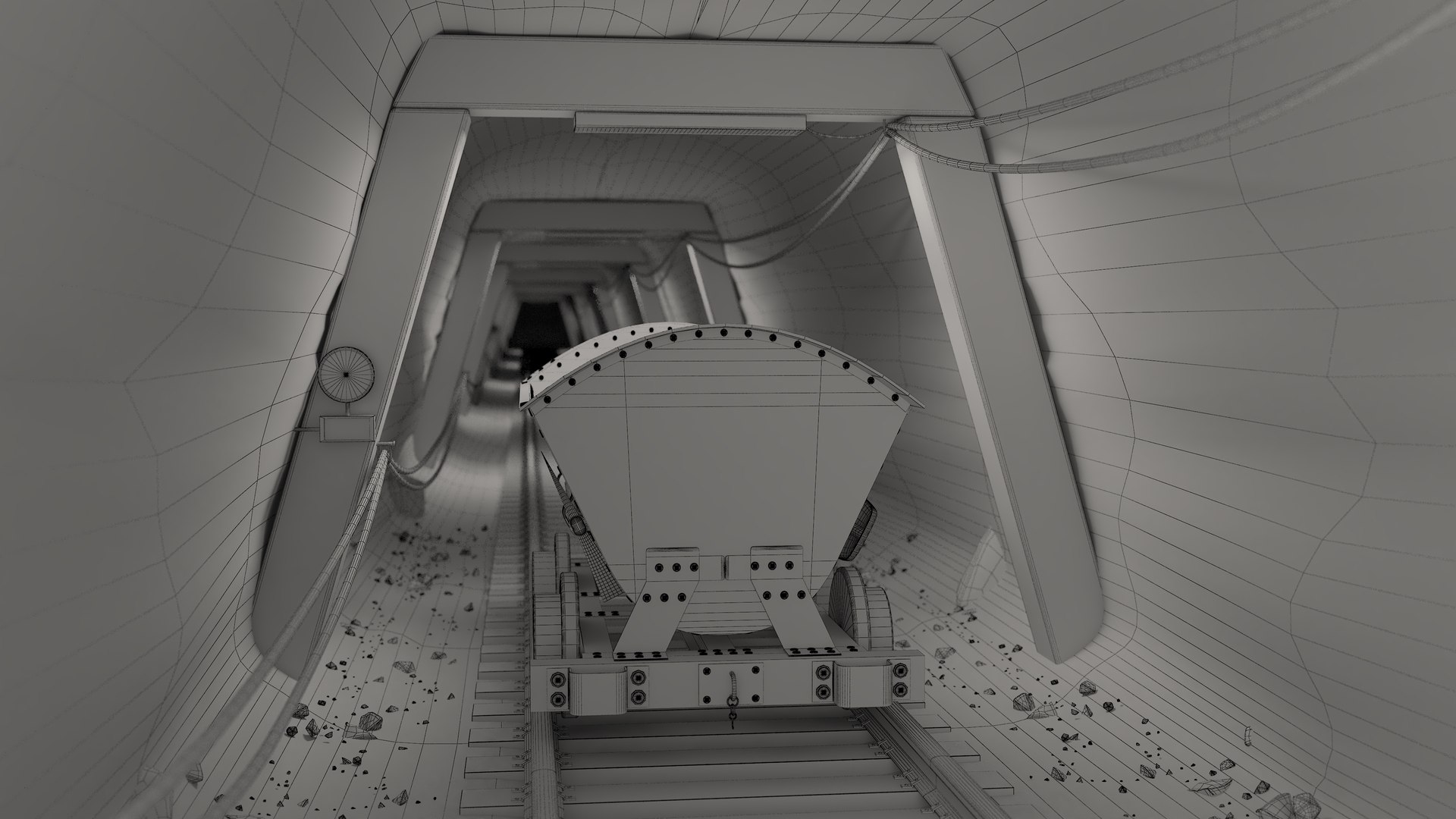 3D Underground Coal Mine - TurboSquid 2210960