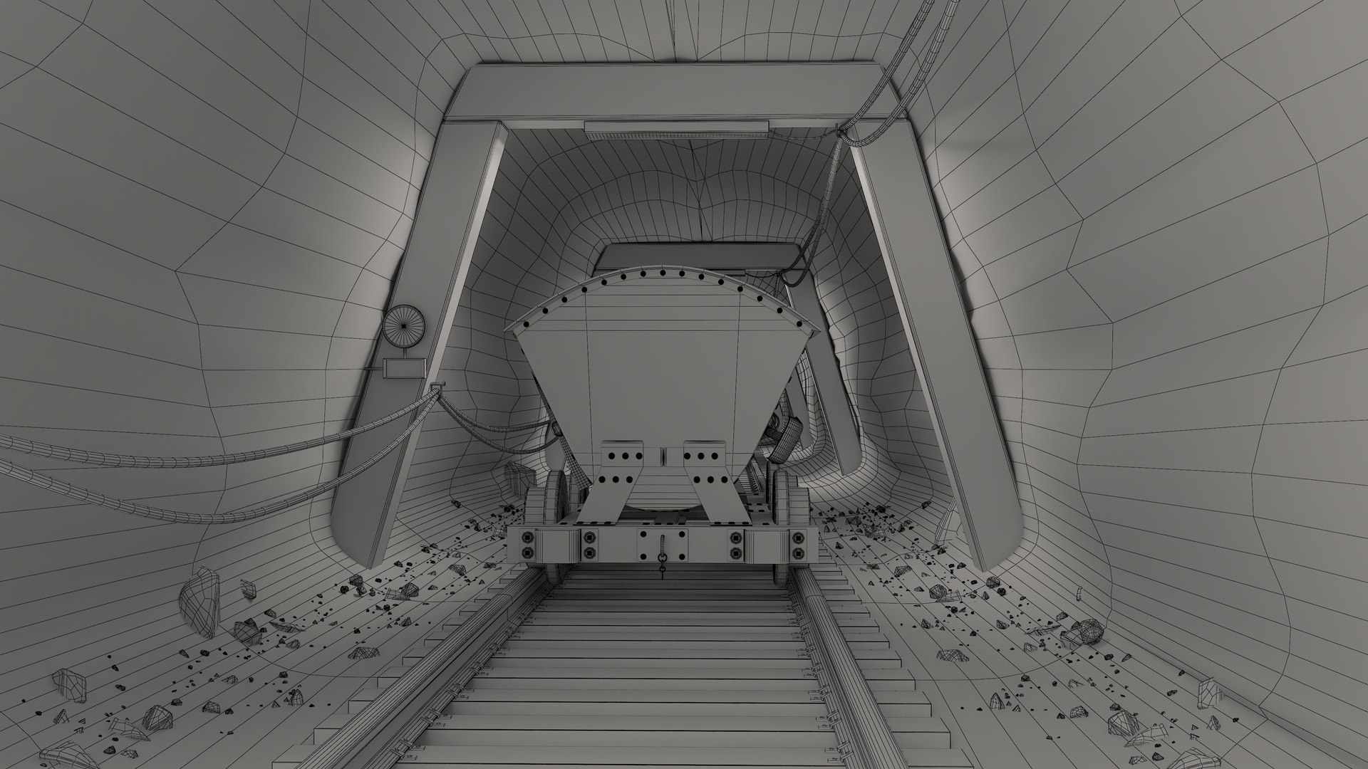 3D Underground Coal Mine - TurboSquid 2210960