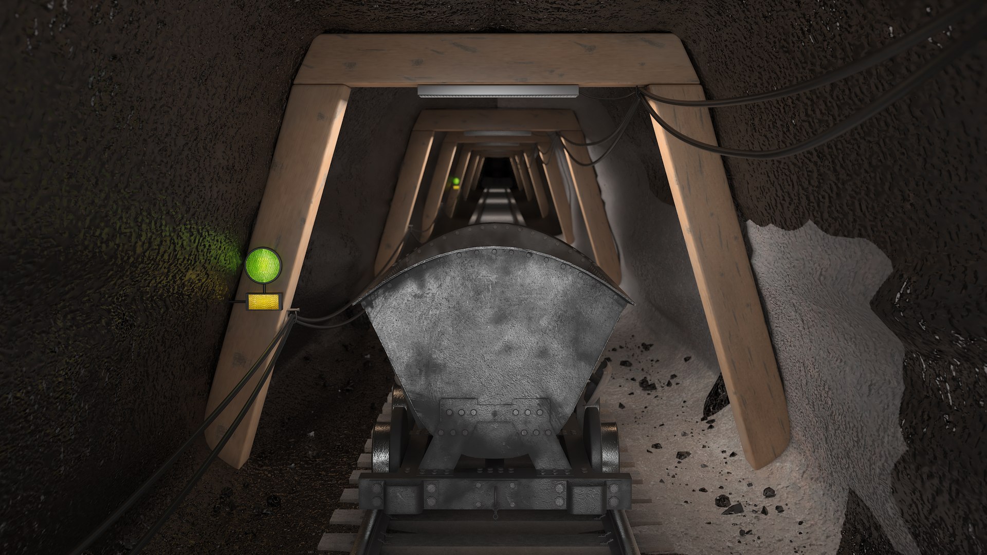 3D Underground Coal Mine - TurboSquid 2210960