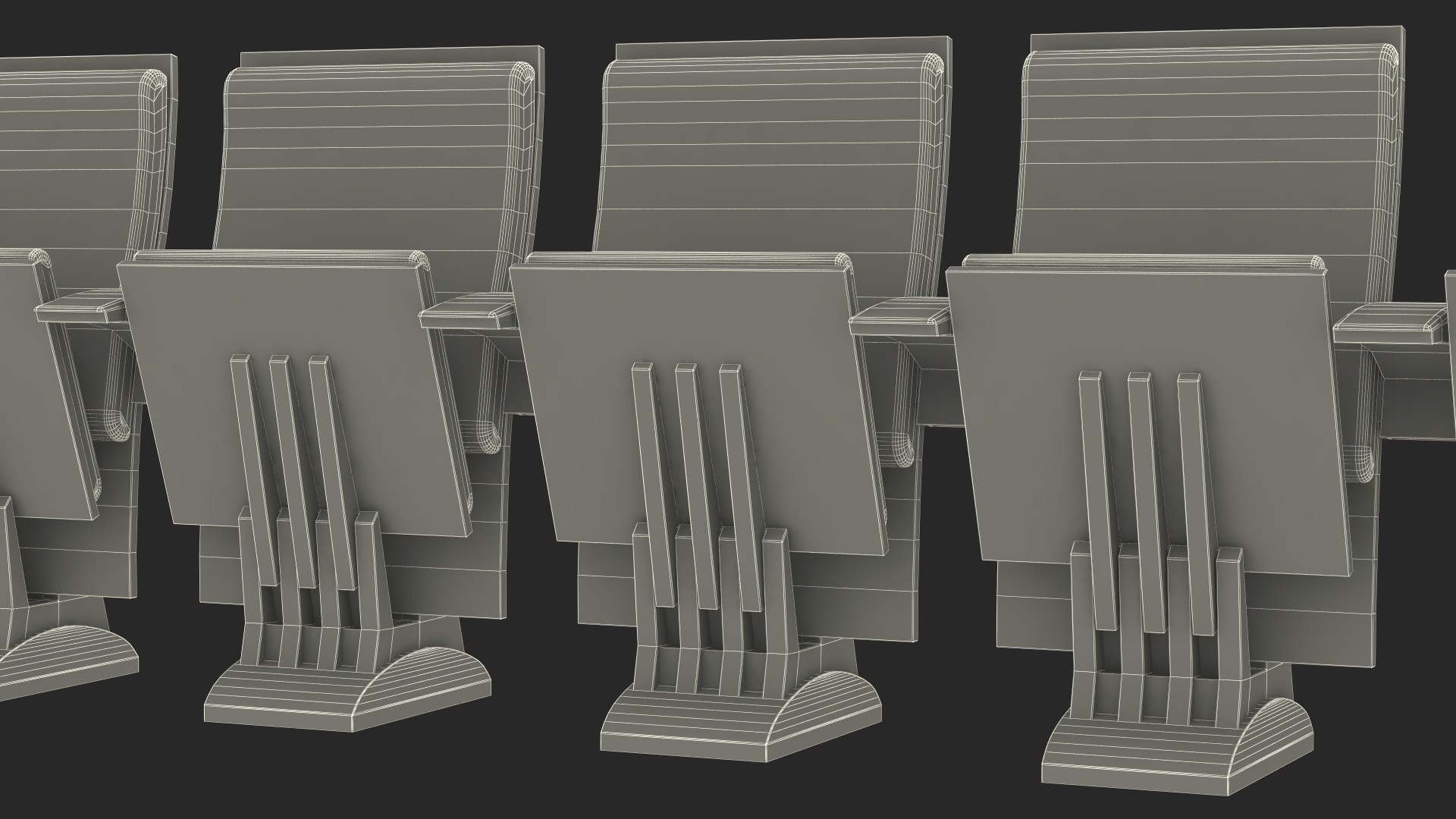 Auditorium Seats 3D Model - TurboSquid 2130605