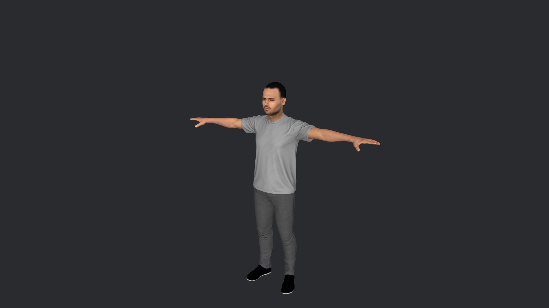 Chris Brown Hyper Realistic Full Body Fully Rigged 3D Character 3D model - TurboSquid 2156754
