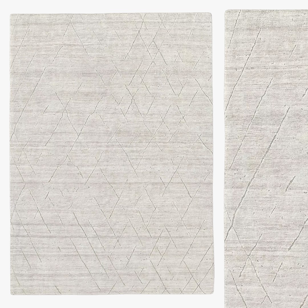SADAL HAND-KNOTTED WOOL and SILK RUG 3D model - TurboSquid 1980780