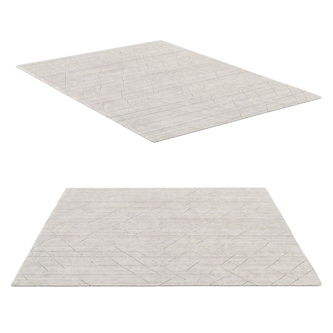 SADAL HAND-KNOTTED WOOL and SILK RUG 3D model - TurboSquid 1980780