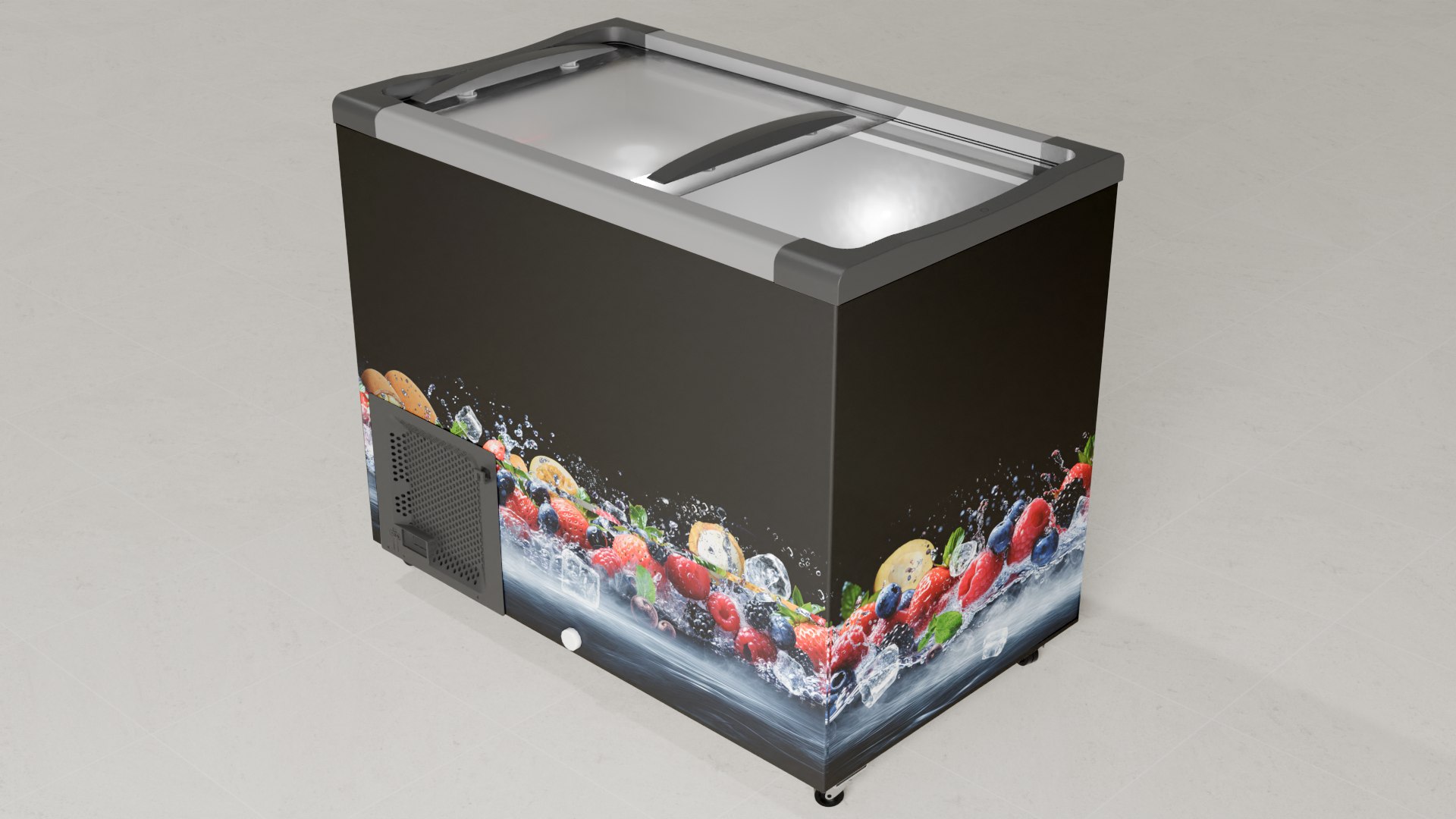 3D Model Horizontal Freezer Metalfrio NF30s - TurboSquid 2221663