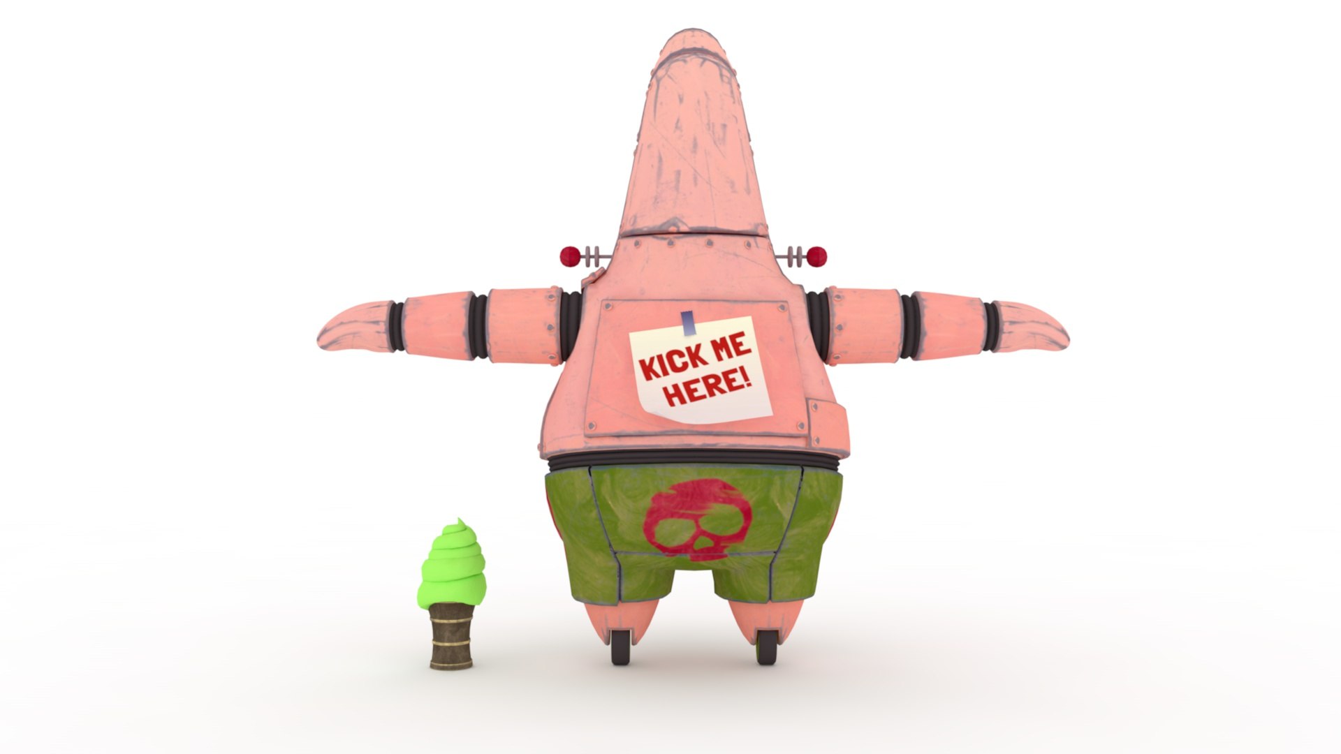 Robot Patrick Rigged And Animated Model - TurboSquid 2336990